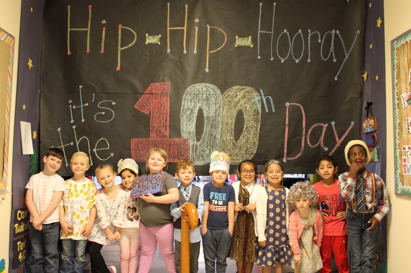 Pre K and Kindergarten Celebrate 100th Day of School | Siebert ...